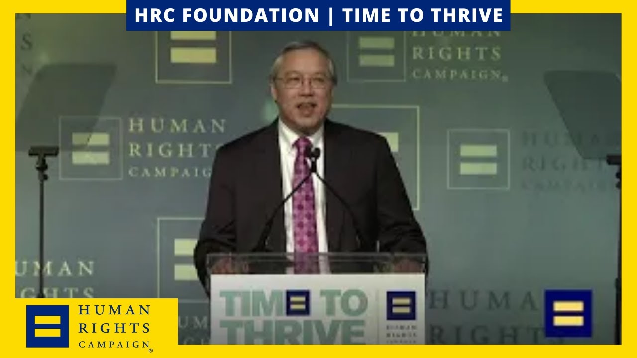 Richard Yep Speaks at the 2019 HRC Time To THRIVE - YouTube
