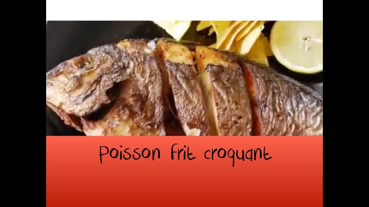 Poisson frit croquant - YouTube
