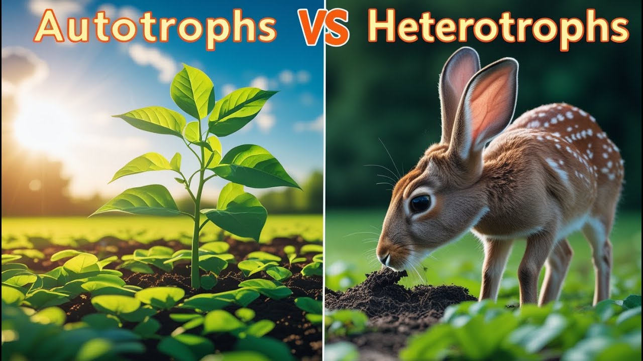 The Surprising Difference Between Autotroph and Heterotroph| - YouTube