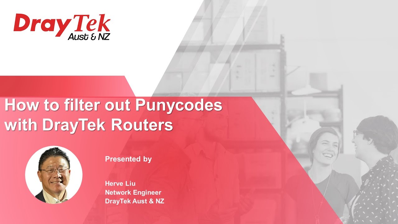 How to filter out Punycodes with DrayTek Routers - YouTube