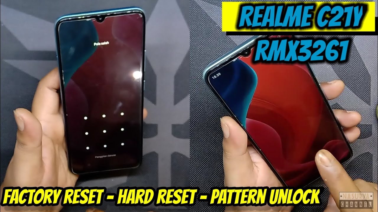 Hard Reset II Factory Reset II Pattern Unlock - REALME C21y (RMX2361 ...