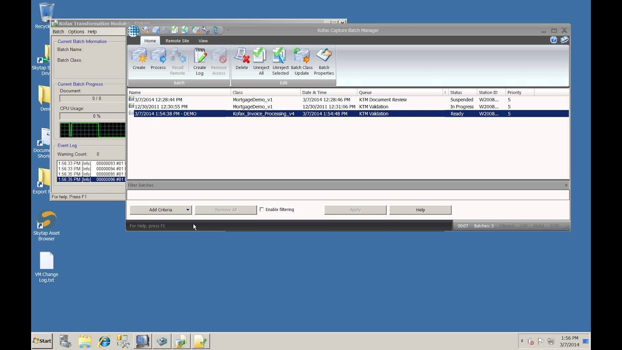 Kofax Invoice Processing Demo - YouTube