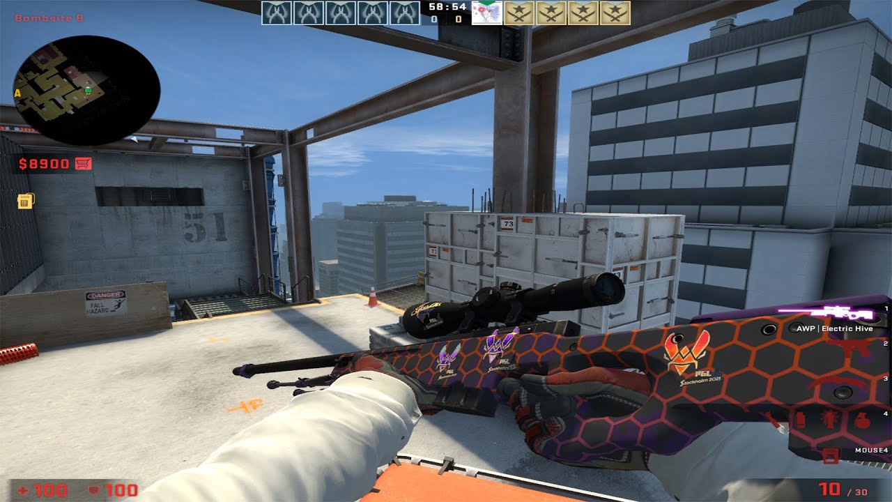 Crafting my orange pattern AWP Electric Hive - YouTube