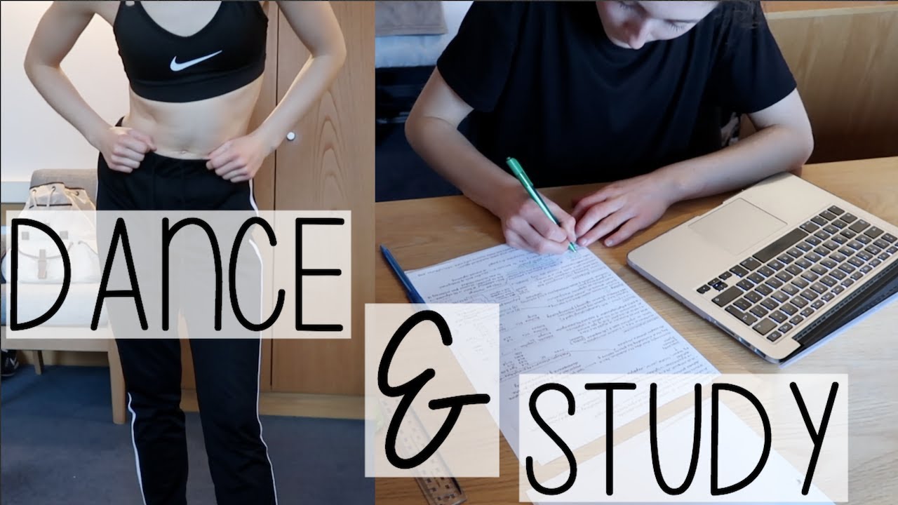 DANCE & STUDY WITH ME | A DAY IN THE LIFE OF A DANCER AT UNIVERSITY ...