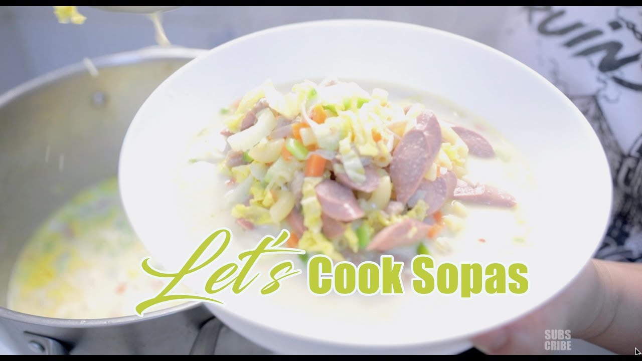 How to Cook Sopas - YouTube