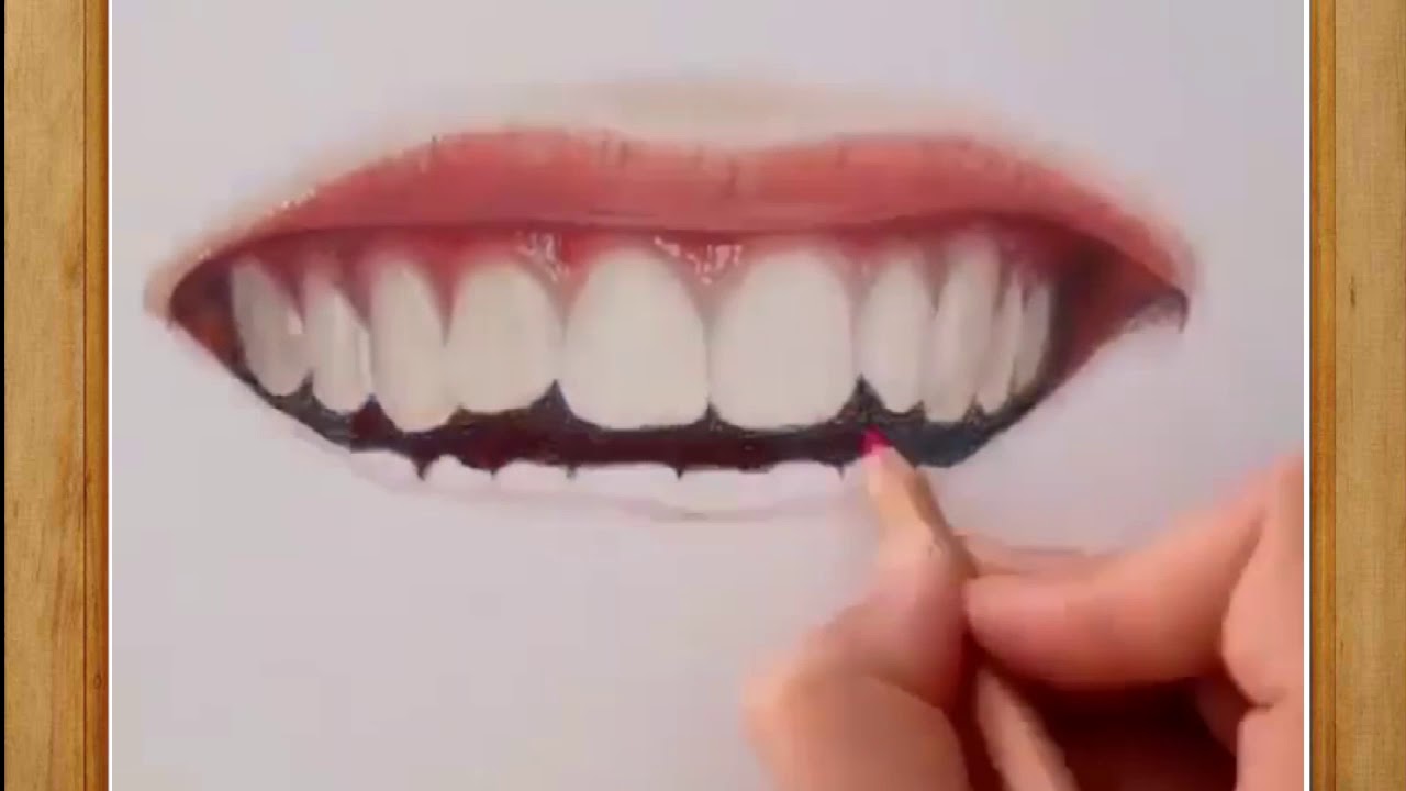 LUKISAN BIBIR 3D PAINTING LIPS 3D INSPIRATION ART - YouTube