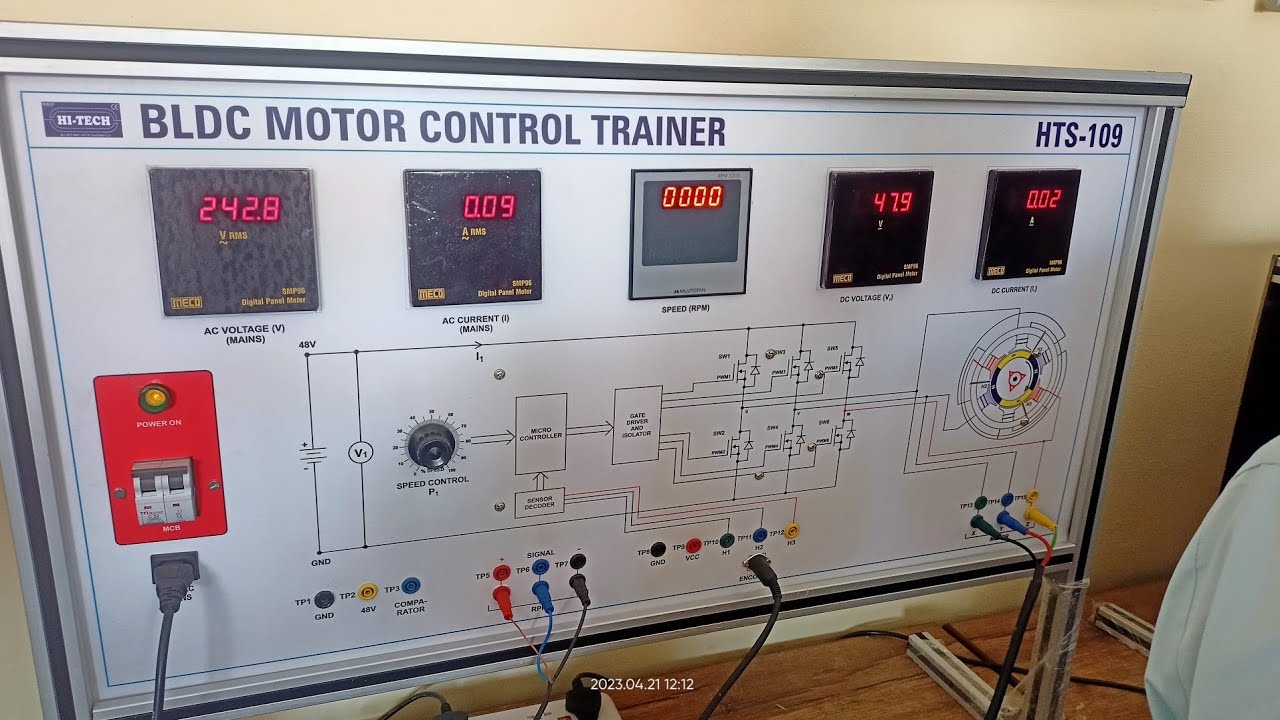 BLDC Motor control trainer in hindi full explanation BLDC working ...