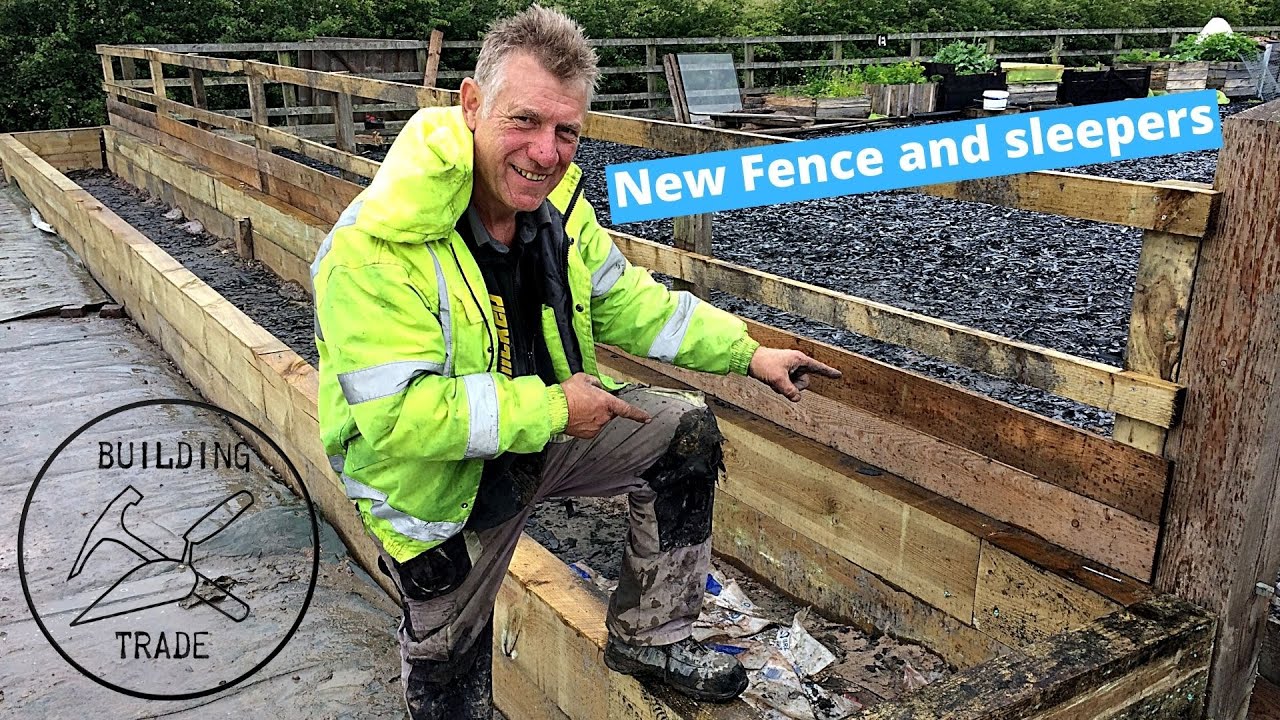 massive sleeper plant box and fence - YouTube