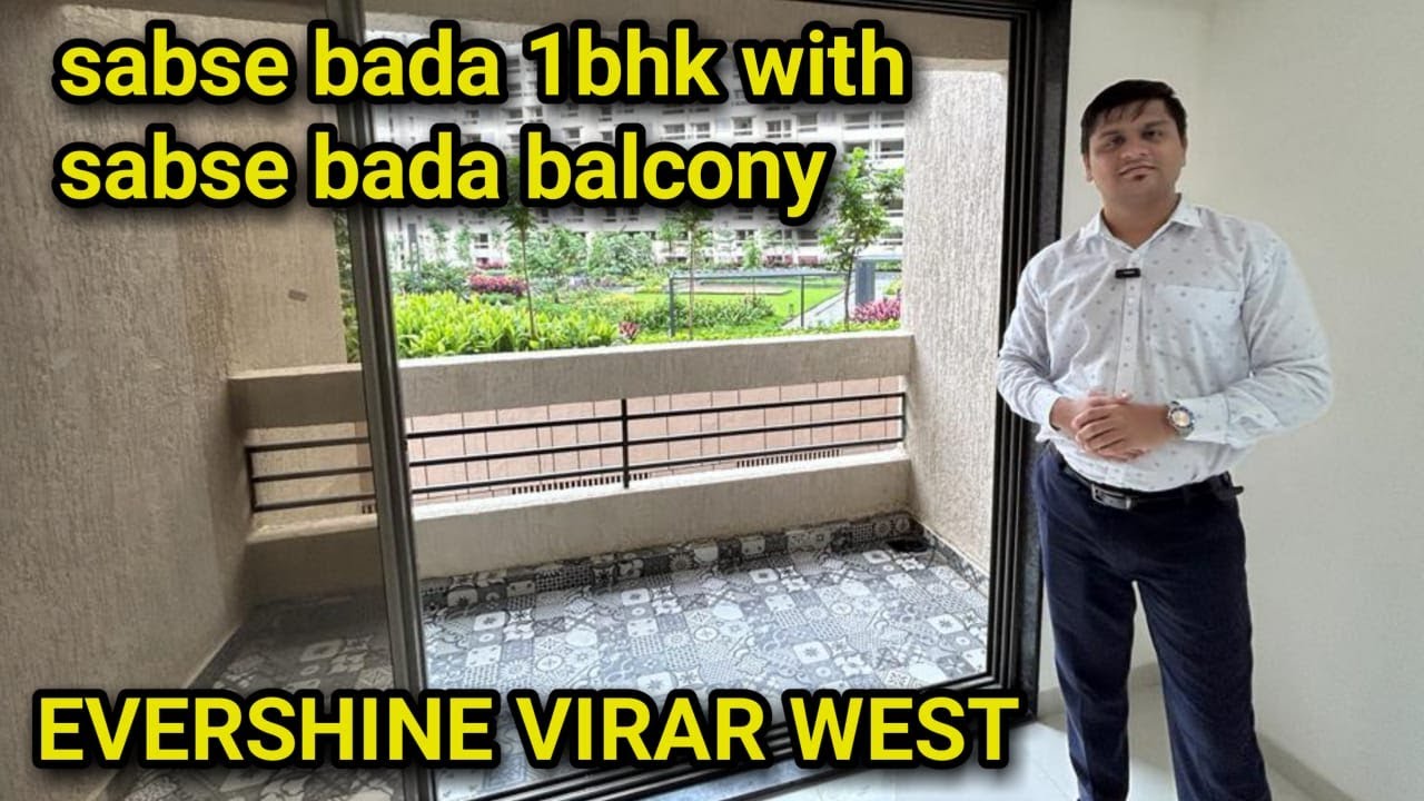 SABSE BADA 1BHK WITH SABSE BADA BALCONY | EVERSHINE AMAVI 303 | VIRAR ...