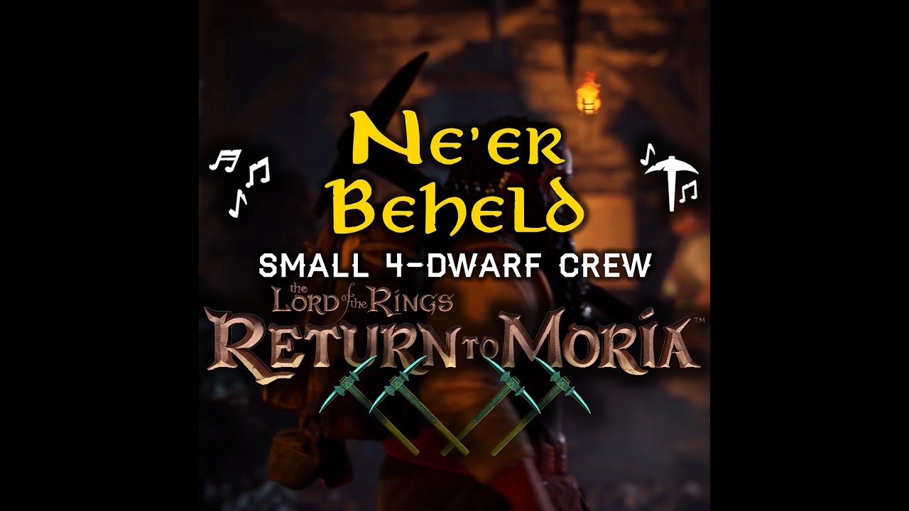 Ne'er Beheld | Small 4-Dwarf Crew | Dwarven Mining Song Lyrics | LOTR ...