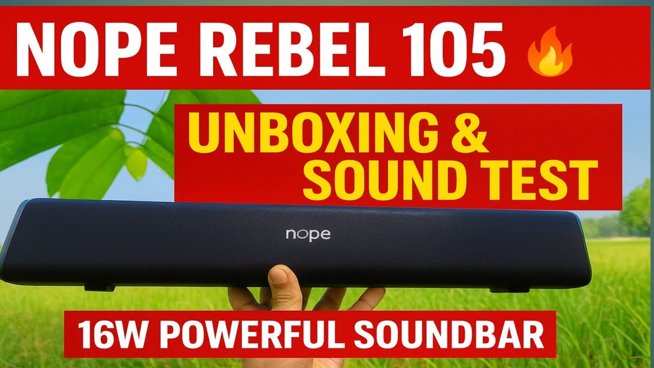 Heavy Deep Bass || sound bar || Nope rebel 105 - YouTube
