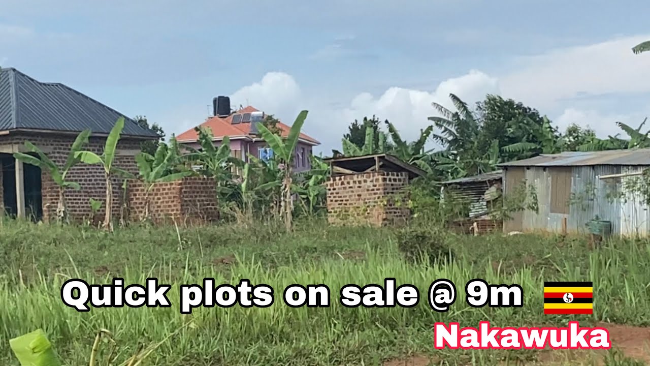 Plots on quick sale in Uganda 50-50ft located in Nakawuka - YouTube