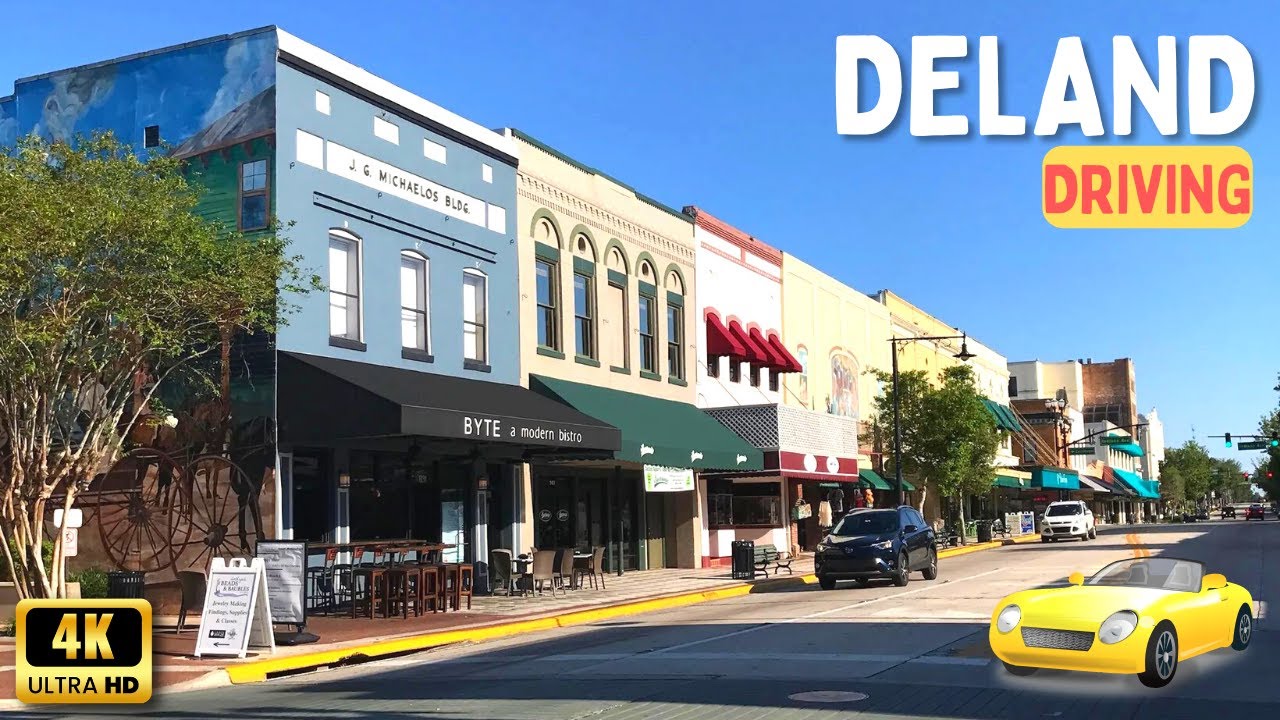 DeLand Florida - Driving Through DeLand - YouTube