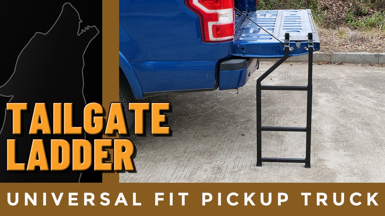 Universal Fit Pickup Truck Tailgate Ladder install from Wolfstorm ...