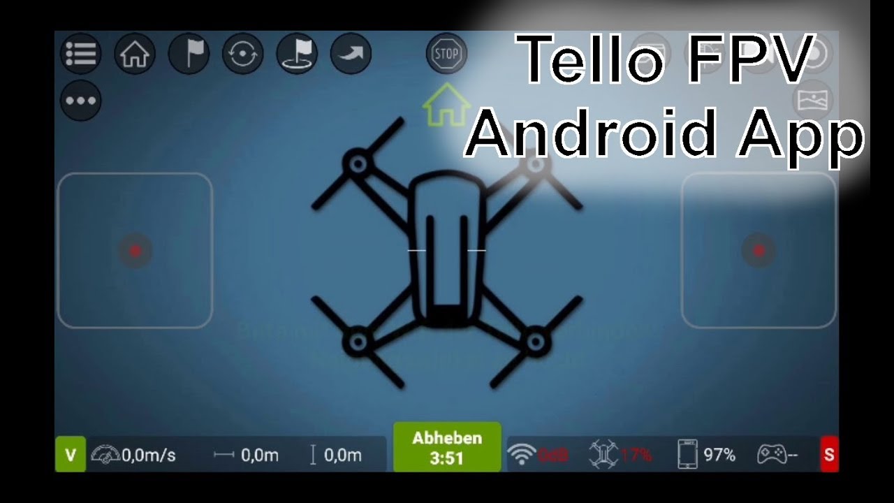 Tello FPV Android App - Teil 2 - Alternative App für Tello Drohne - YouTube