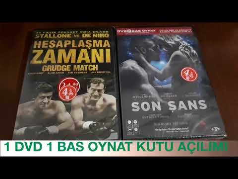 HESAPLAŞMA ZAMANI VE SON ŞANS FİLM 1 DVD 1 BAS OYNAT KUTU AÇILIMI