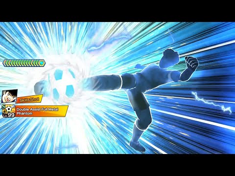 Double Assist Full Metal Phantom - Tsubasa, Misaki, Aoi - Captain Tsubasa Dream Team Skill