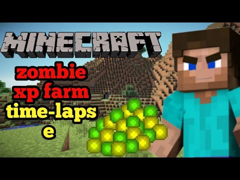 minecraft zombie farm time-lapse - YouTube