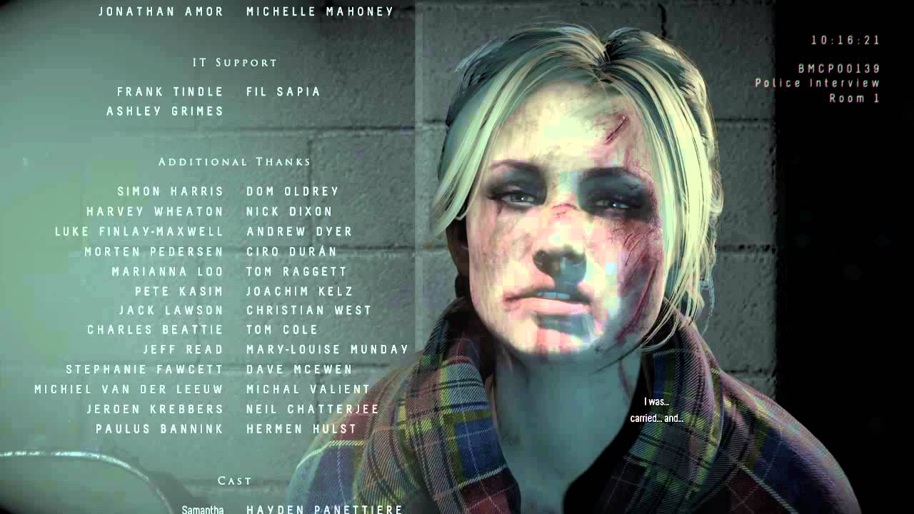 Until Dawn - Police Interview (Jessica) - YouTube