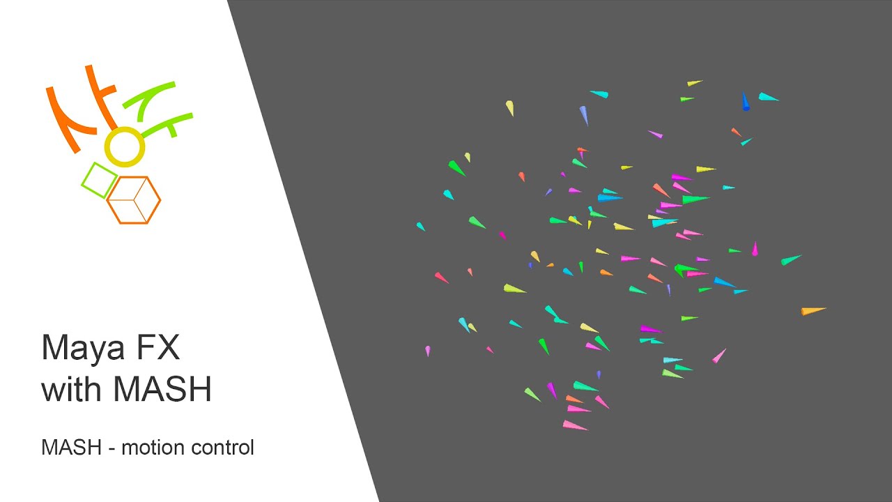 Maya FX with MASH - Motion Control - YouTube