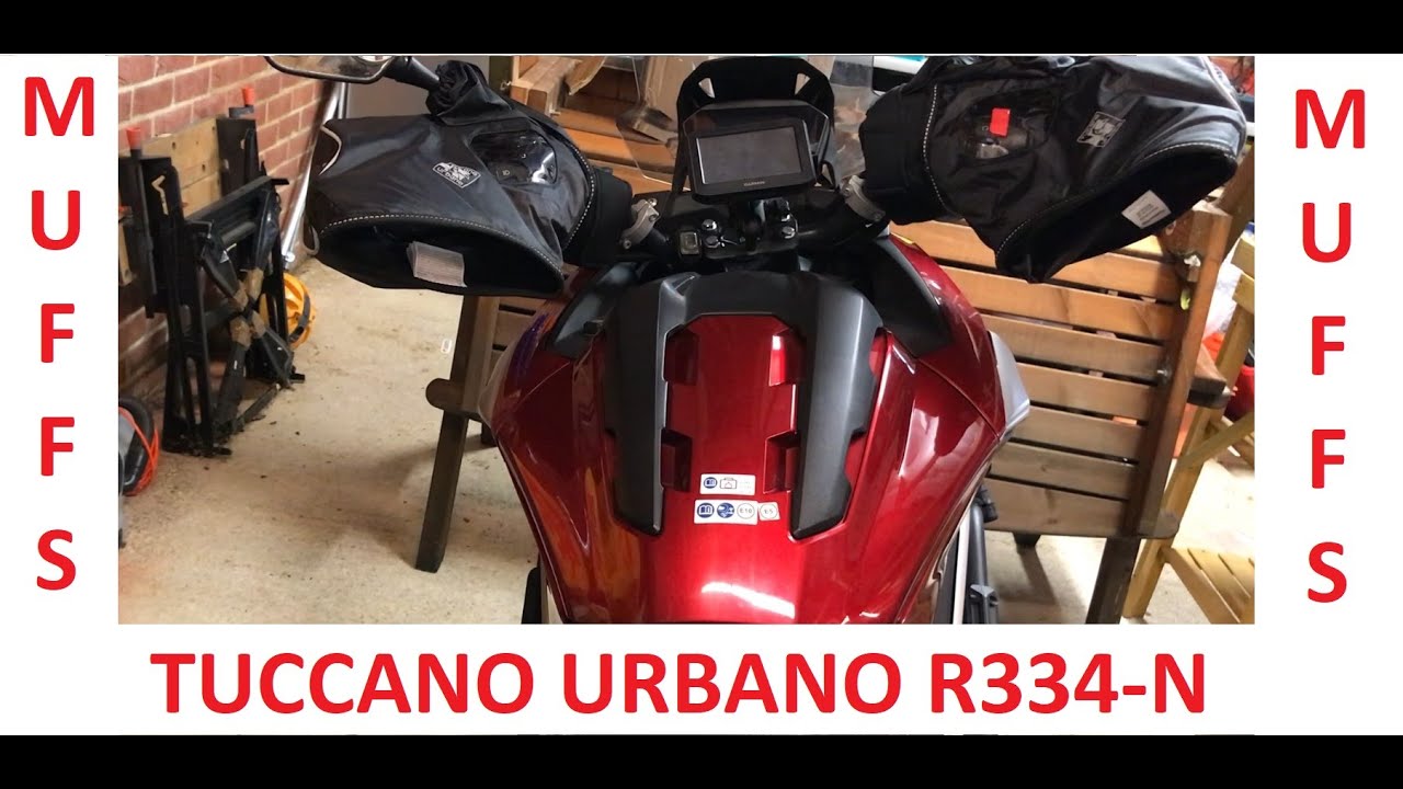 Tuccano Urbano R334-N Muffs fitted to 2019 Honda NC750X DCT - YouTube