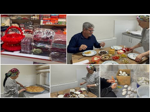FATMA YENGEMİZDEN SÜRPRiZ BÖREK🥰 KINA MALZEMLERİNİ ALDIK✅ KAZ YUMURTLARINI GÖNDERDİK