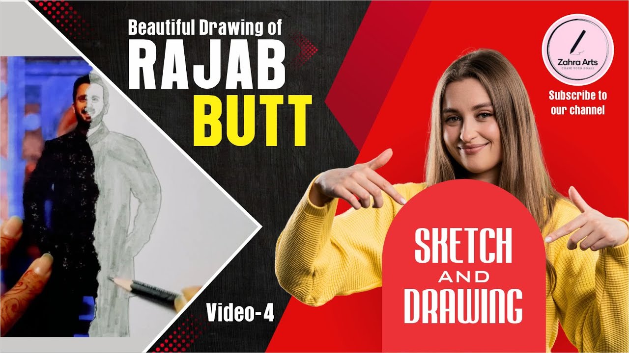 The Evolution of Rajab Butt's Art: A Visual Journey🤩🔥#yt #viralvideo # ...