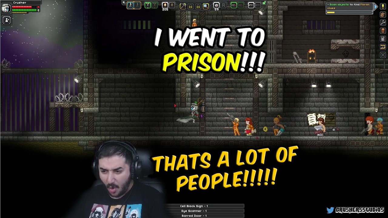 I WENT TO PRISON!! [Starbound] - YouTube