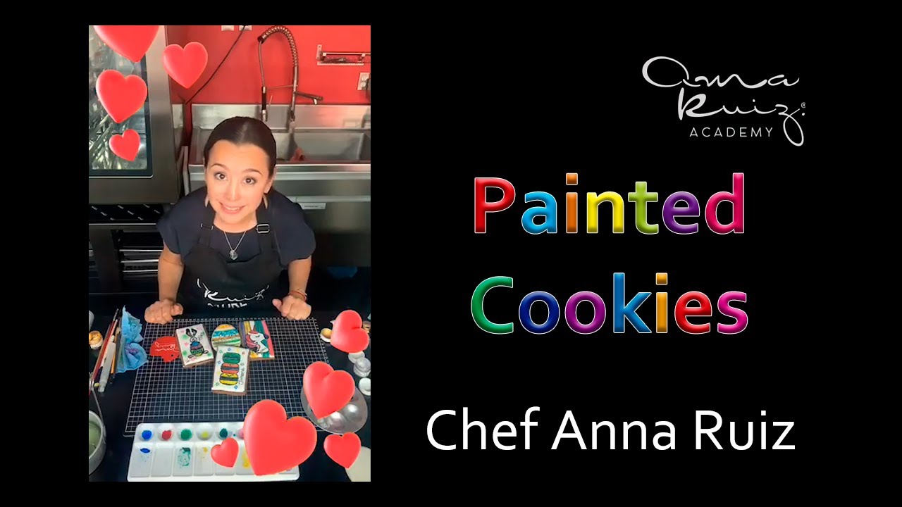Painting Cookies con Chef Anna Ruiz (Kids Class) - YouTube