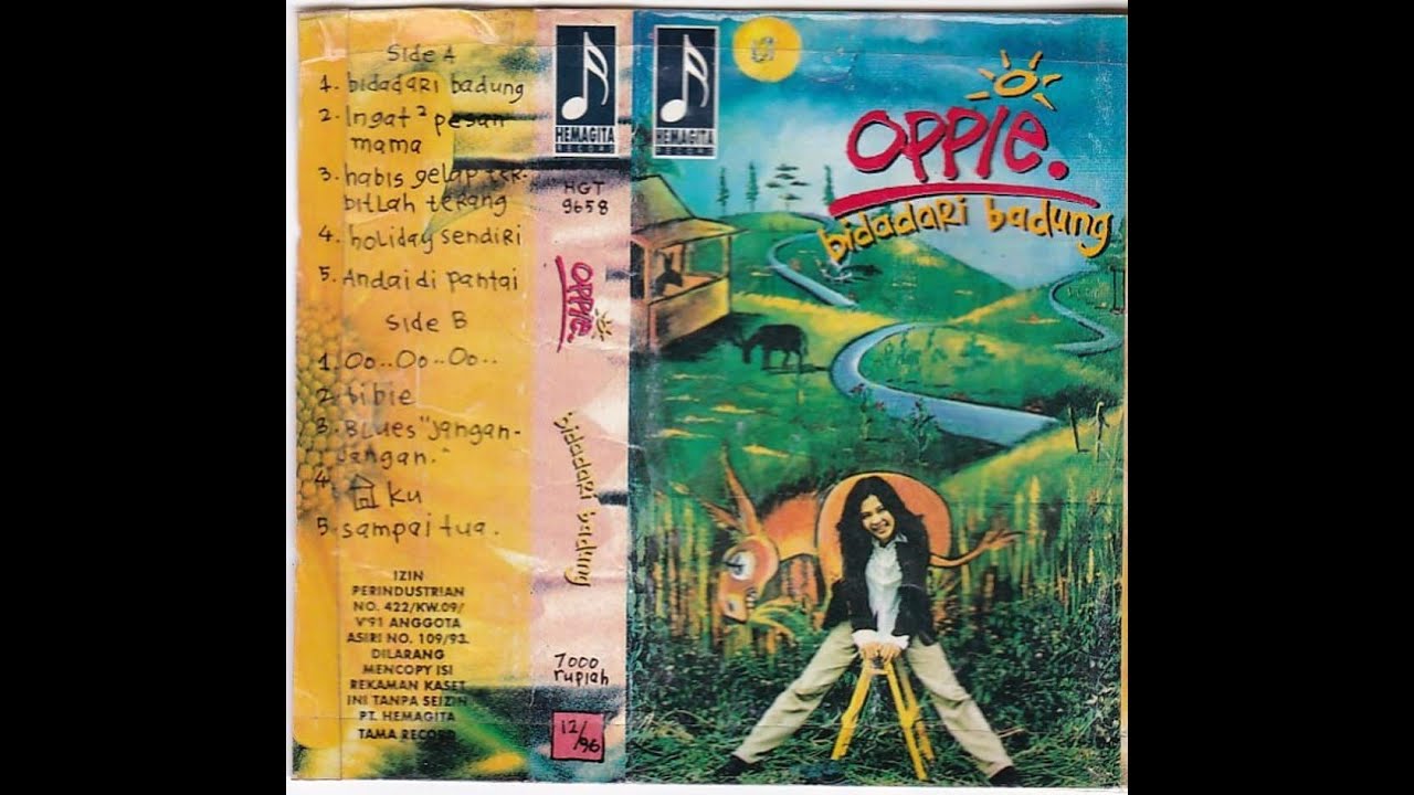 Oppie Andaresta Bidadari Badung 1995 Best Album - YouTube