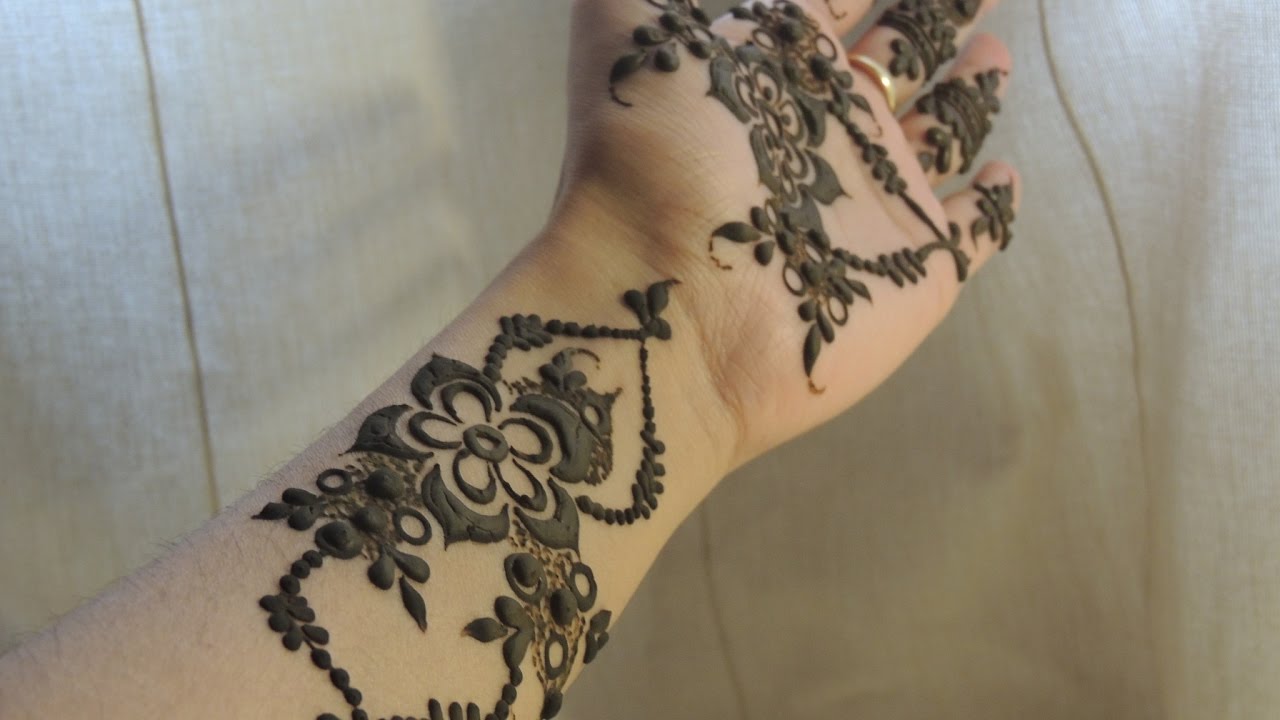 Khaleeji henna 7 - YouTube