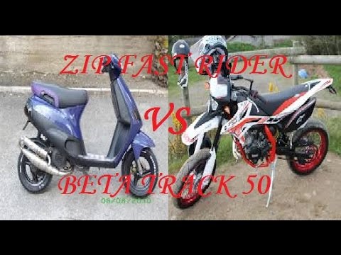ZIP fast rider Vs beta track - YouTube