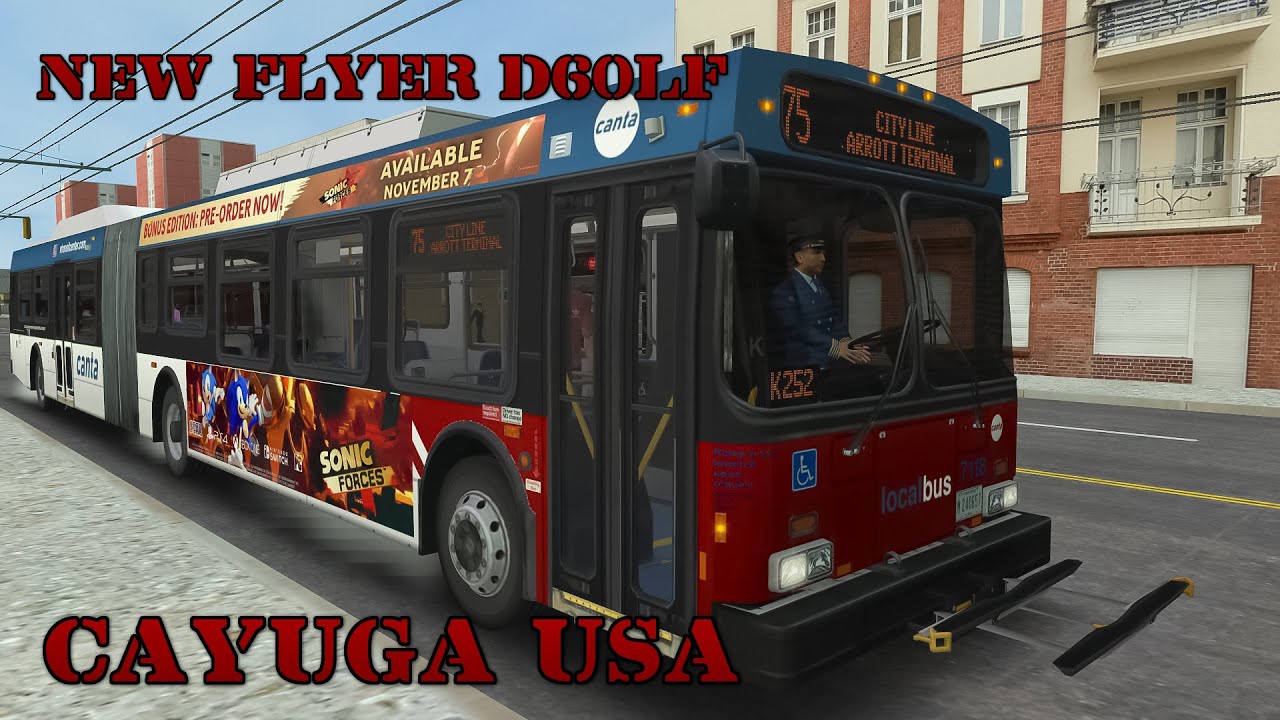 Cayuga USA | OMSI 2 | New Flyer D60LF | episodes - YouTube