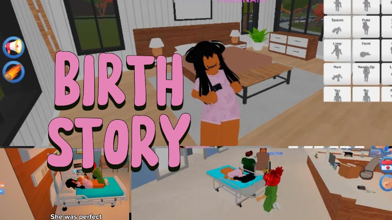 MY BIRTH STORY in ROBLOX - YouTube