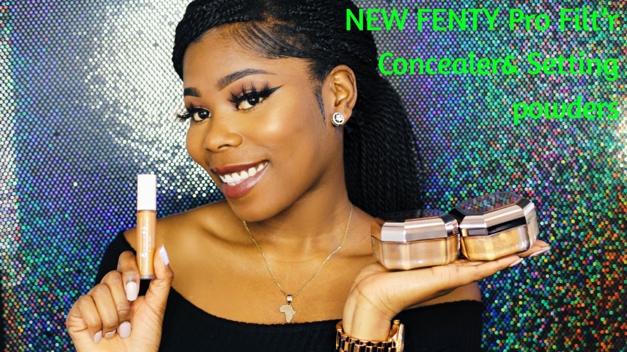 FENTY Review on Pro Filt'r Concealer 390 & Pro Filt'r Setting Powder ...