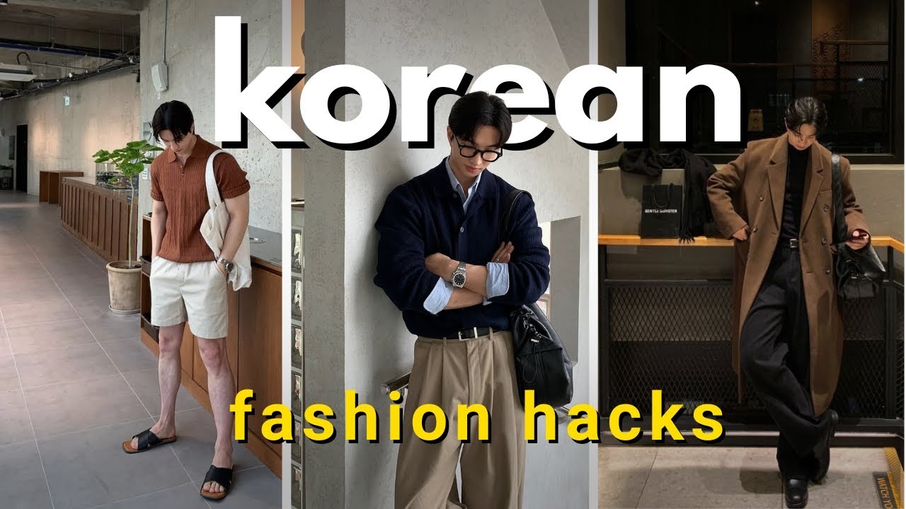 How to Style Like a Korean Man (Fashion Hacks) - YouTube