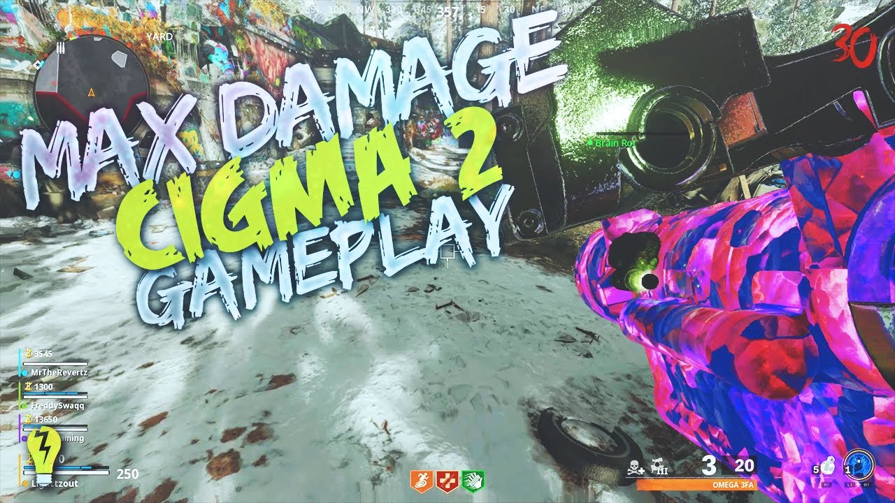 CIGMA 2 MAX DAMAGE (TRIPLE PACK-A-PUNCHED TIER 5) CALL OF DUTY: BLACK ...