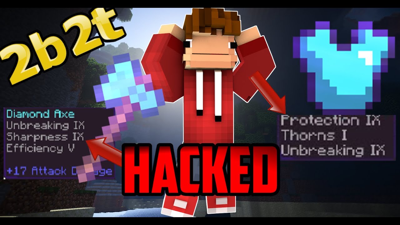 2b2t: HACKED OP ARMOR! - YouTube