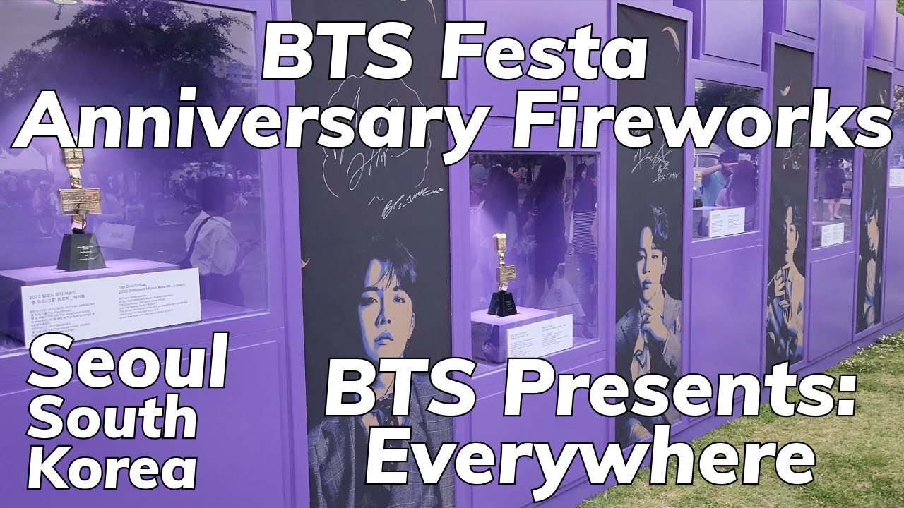 BTS Festa Anniversary FIREWORKS | BTS Presents: Everywhere #btsfesta ...