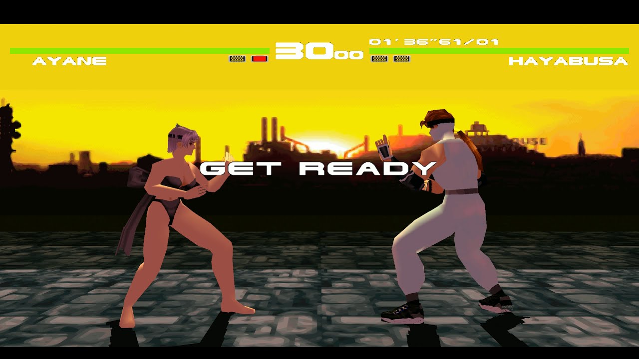 Dead or Alive PS1 Ayane Widescreen - YouTube
