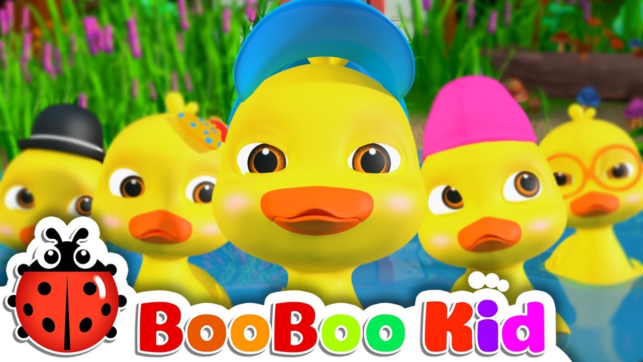 Five Little Ducks Song - Boo Boo Kid Nursery Rhymes & Kids Songs - YouTube