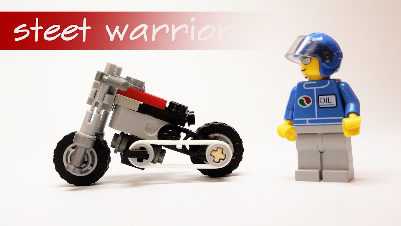 Street Bike - Lego Toy (with Instructions) - YouTube