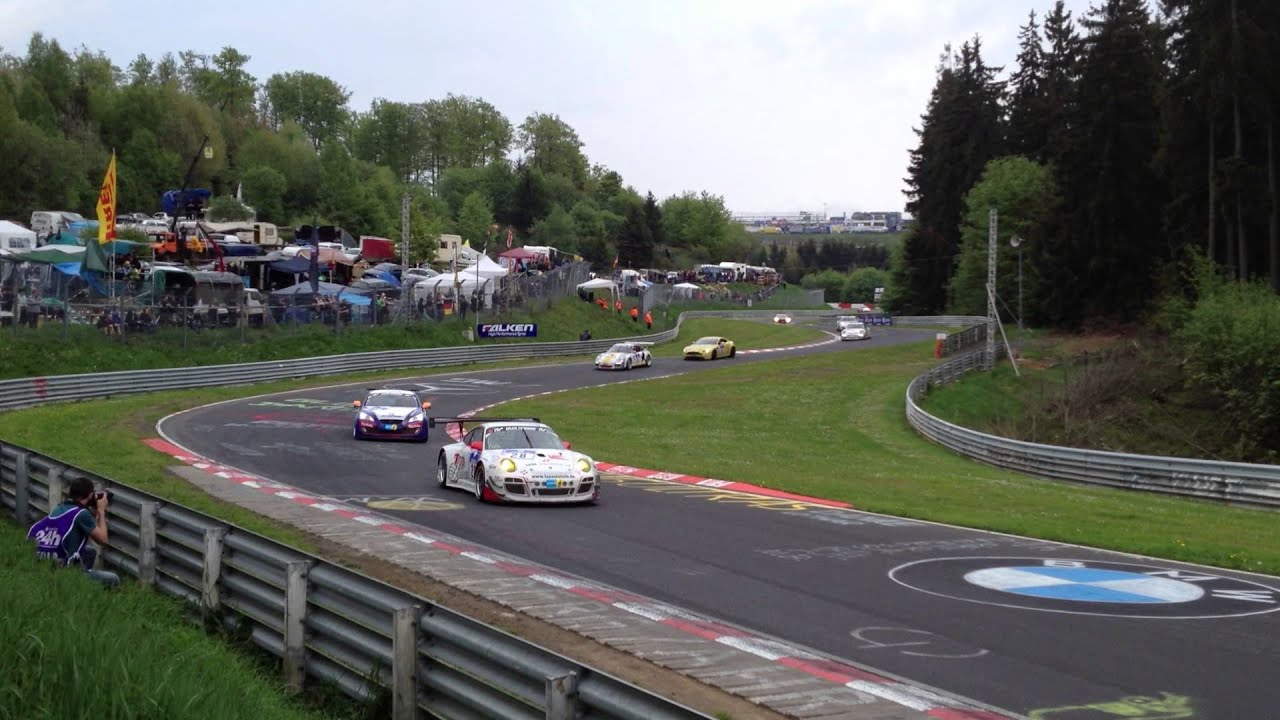Nurburgring 24H 2013 - race start - 1st group - Hatzenbach - YouTube