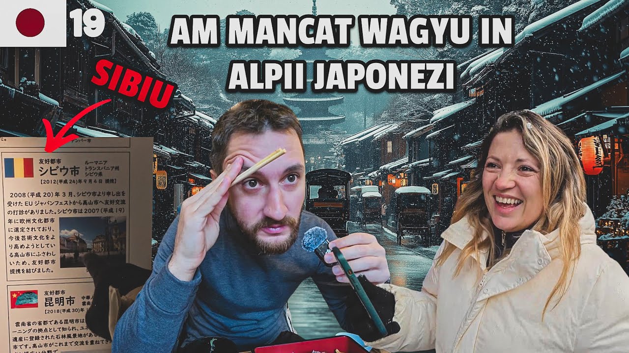 Iarna in Alpii Japonezi:Wagyu, Sake si o Ralu fericita! - YouTube