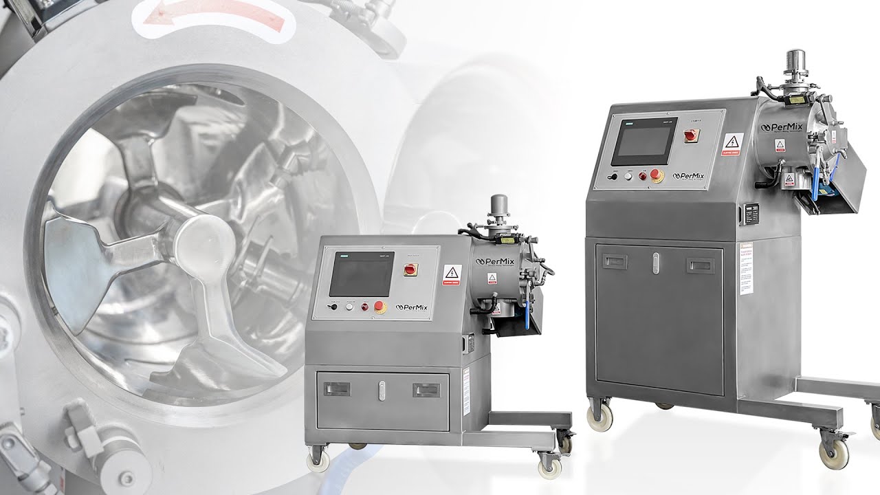 PerMix Vacuum Lab Plow Mixer/Dryer Video - YouTube