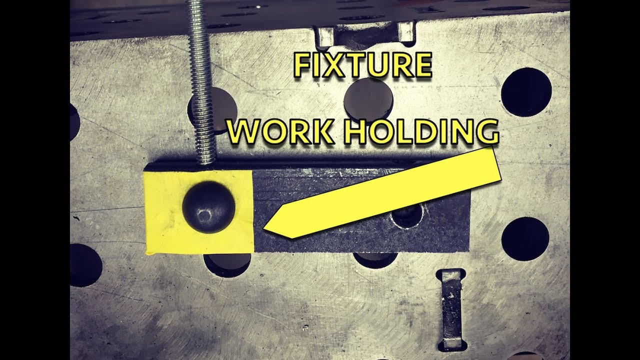 Fabrication Basics // Simple Fixture - Work Holding - Drill - Tap ...