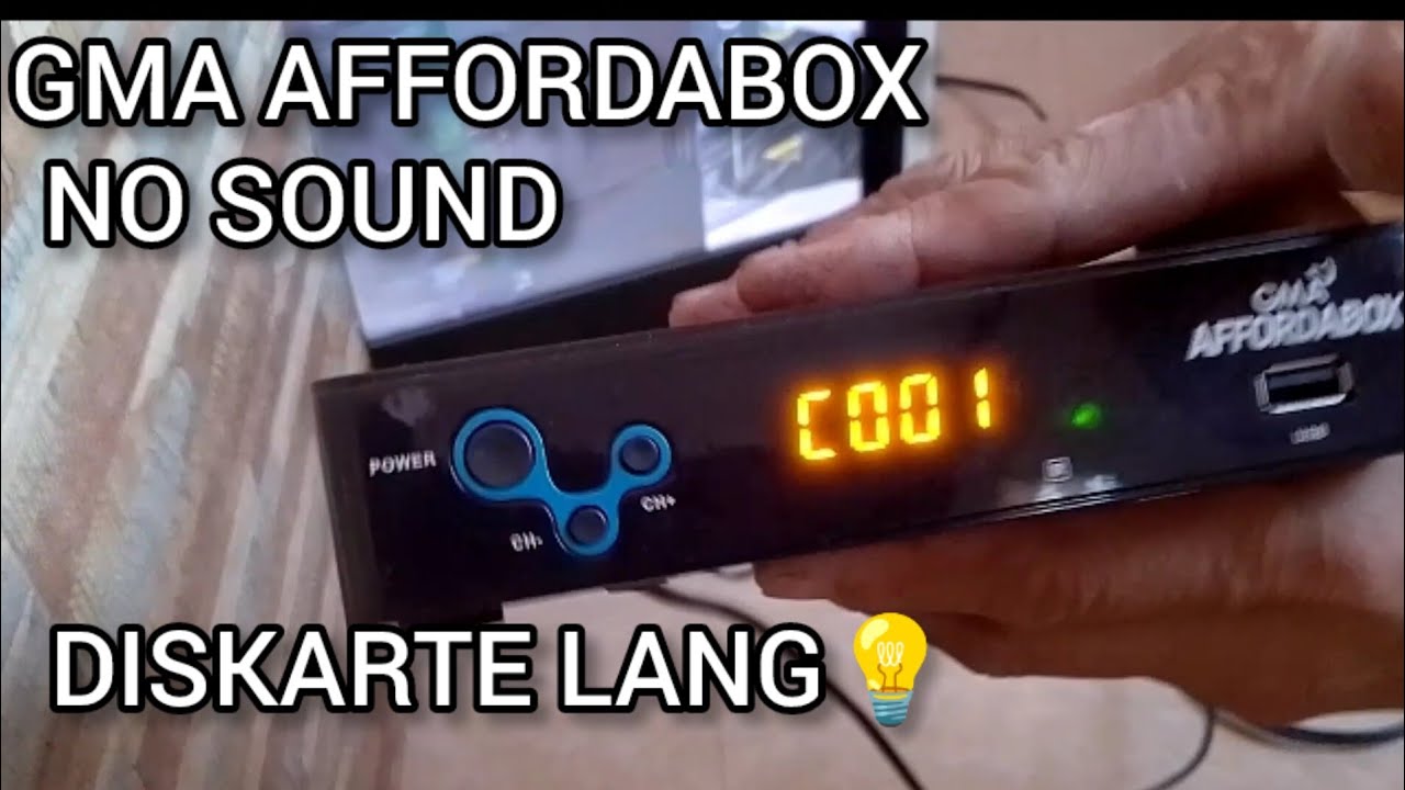 NO SOUNDS EASY TO REPAIR GMA AFFORDABOX - YouTube