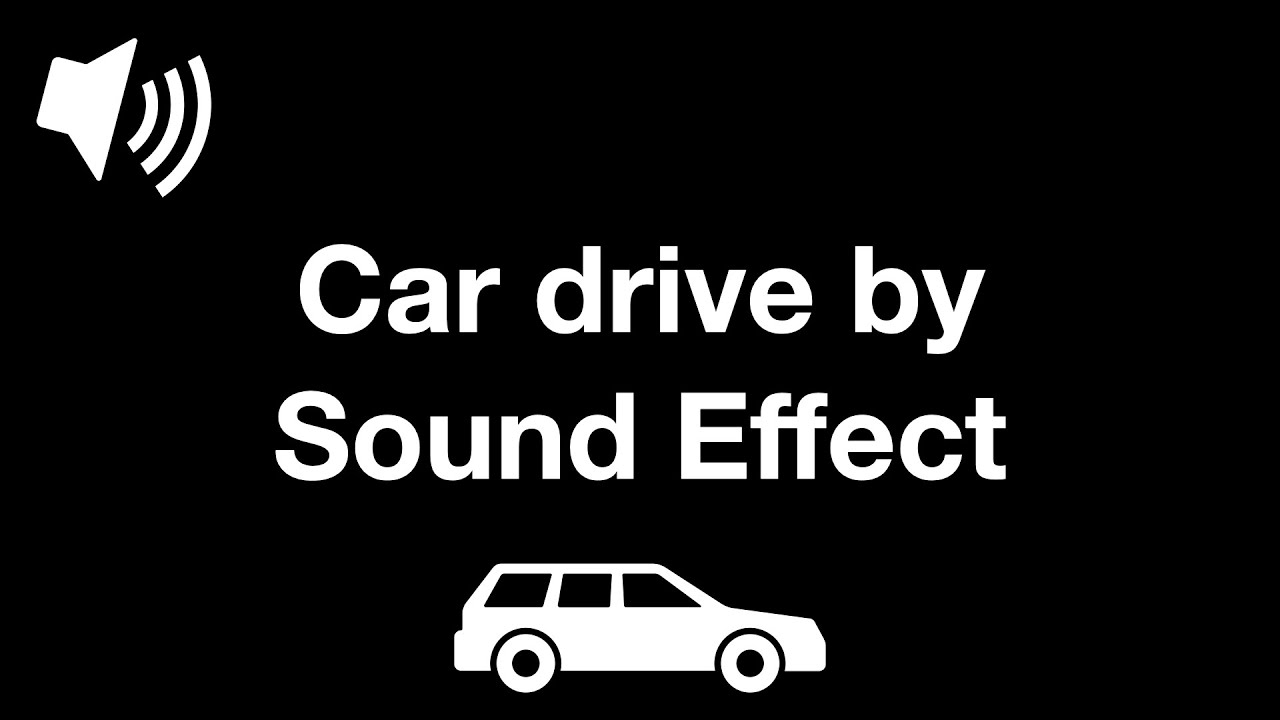 Car drive by - Sound Effect [4K] - YouTube