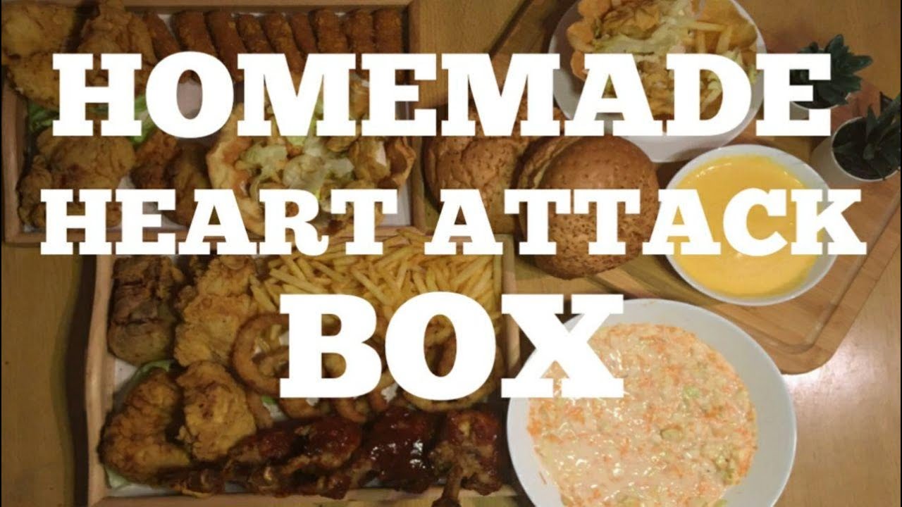 Homemade HEART ATTACK Box / لأول مرة بوكس هارت أتاك - YouTube