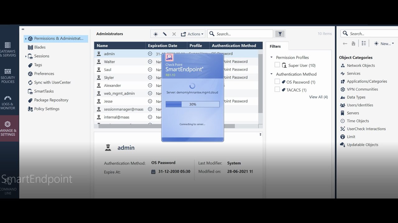 Check Point Firewall : EndPoint Security #SmartEndpoints - YouTube